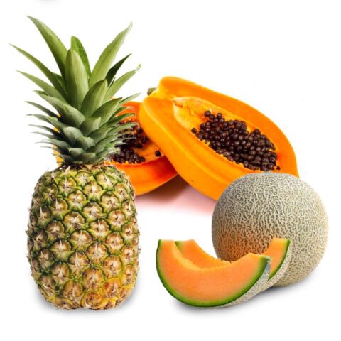 Combo frutas de verano (Piña, melón Papaya) - Agroferia